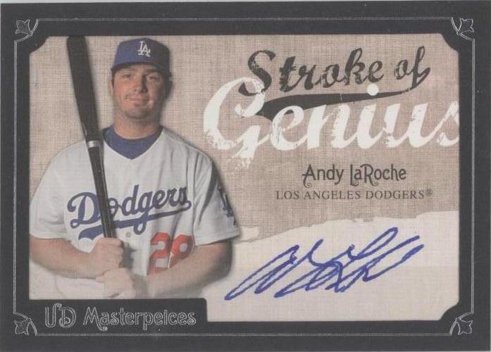 2007 UD Masterpieces - Stroke of Genius #SG-AL Andy LaRoche (AU) for ...