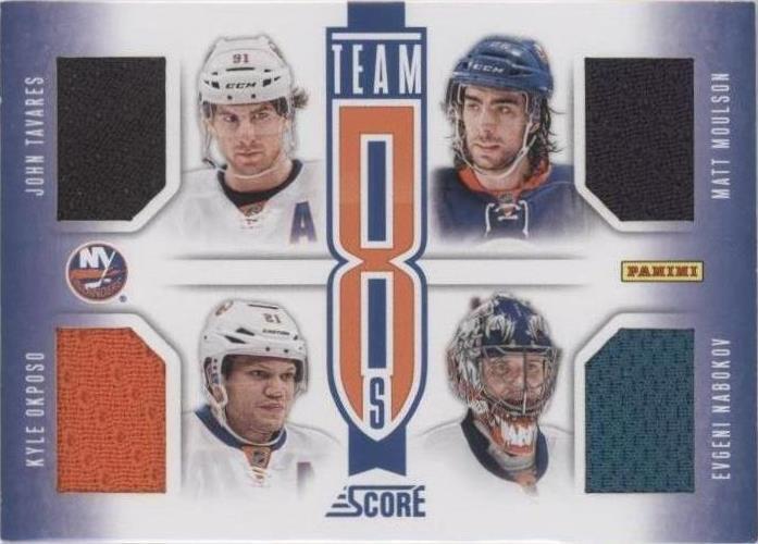 2013-14 Score - Team 8s Jerseys John Tavares, Evgeni Nabokov, Kyle ...