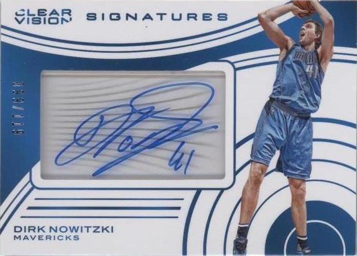2015-16 Panini Clear Vision - Signatures Dirk Nowitzki #CVS-DN /119 (AU ...