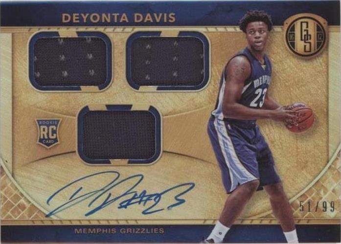 2016-17 Panini Gold Standard - Rookie Jersey Autographs Triple #293 ...