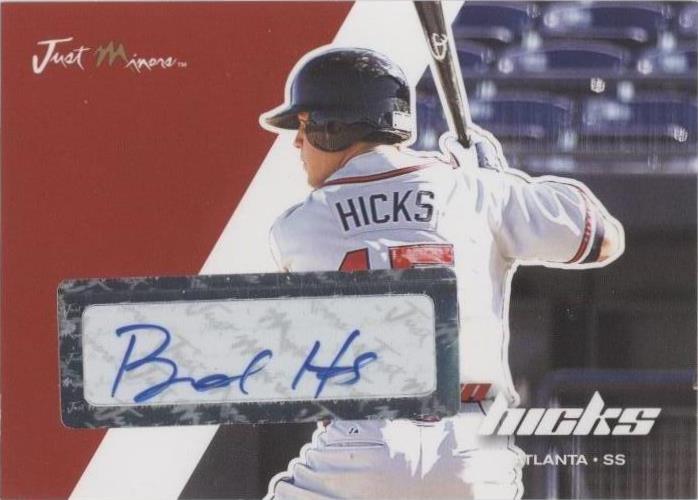 2008 Just Minors Just Autographs - Autographs #33 Brandon Hicks (AU, RC ...
