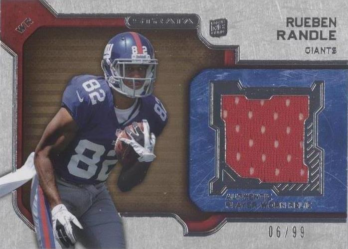 2012 Topps Strata - Rookie Relics Gold #RR-RR Rueben Randle /99 (MEM ...