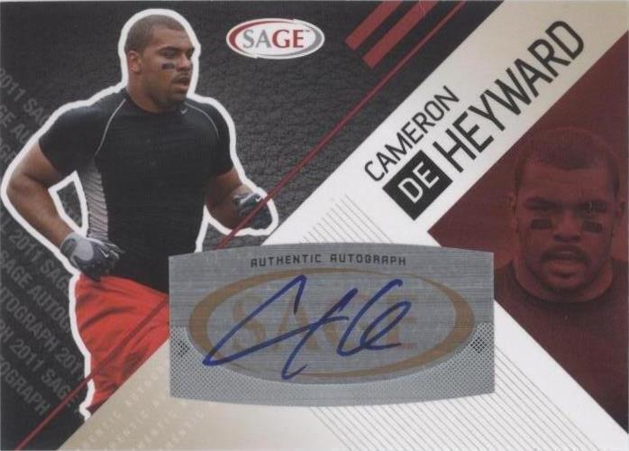 2011 SAGE Autograph Series - Cameron Heyward #A-16 Red Autographs (AU ...