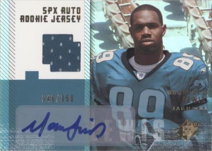 2006 SPx - Autographed Rookie Jersey Gold #212 Marcedes Lewis /350 (AU ...