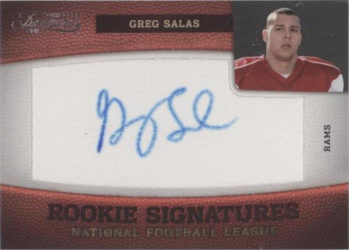 2011 Panini Timeless Treasures - Rookie Signatures #163 Greg Salas /299 ...