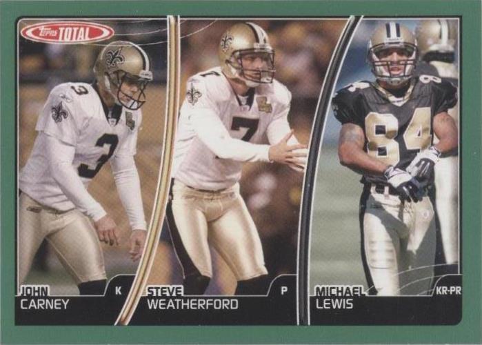 2007 Topps Total - #407 Michael Lewis, John Carney, Steve Weatherford ...