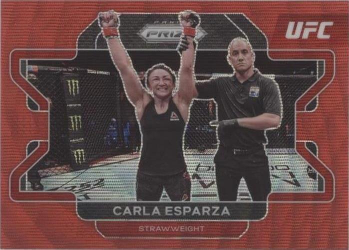 2022 Panini Prizm UFC - Carla Esparza #77 Ruby Wave Prizm for sale ...
