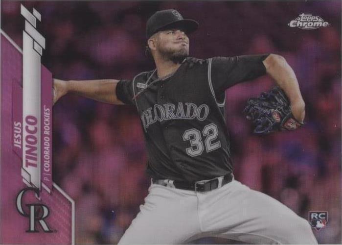 2020 Topps Chrome Update Series - Jesus Tinoco #U-31 Pink Refractor (RC ...
