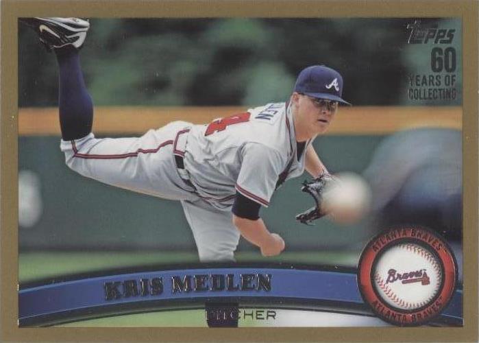 2011 Topps - Gold #392 Kris Medlen /2011 for sale online | eBay