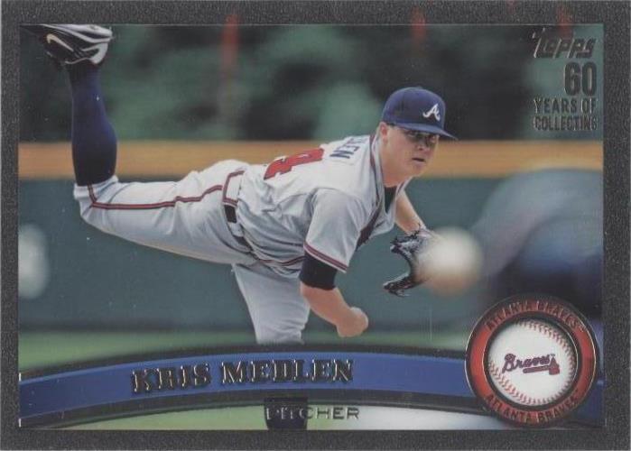 2011 Topps - Black #392 Kris Medlen /60 for sale online | eBay