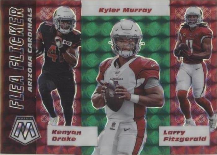 2020 Panini Mosaic - Flea Flicker Mosaic Green #FF1 Kyler Murray, Larry ...