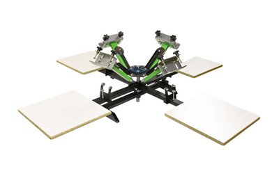Screen Printing - 4 Color Screen Printing Press