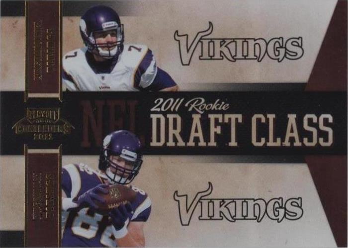 2011 Playoff Contenders - Draft Class Gold #16 Kyle Rudolph, Christian ...