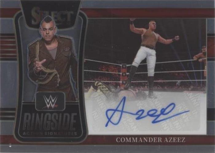 2022 Panini Select WWE - Ringside Action Signatures #RA-CAZ Commander ...