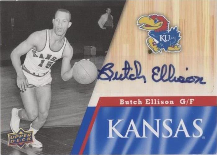 2013 Upper Deck University of Kansas - Autographs #22 Butch Ellison (AU ...