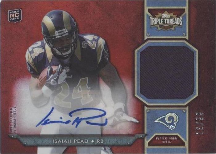 2012 Topps Triple Threads - Rookie Autograph Relics #TTRAR-68 Isaiah ...