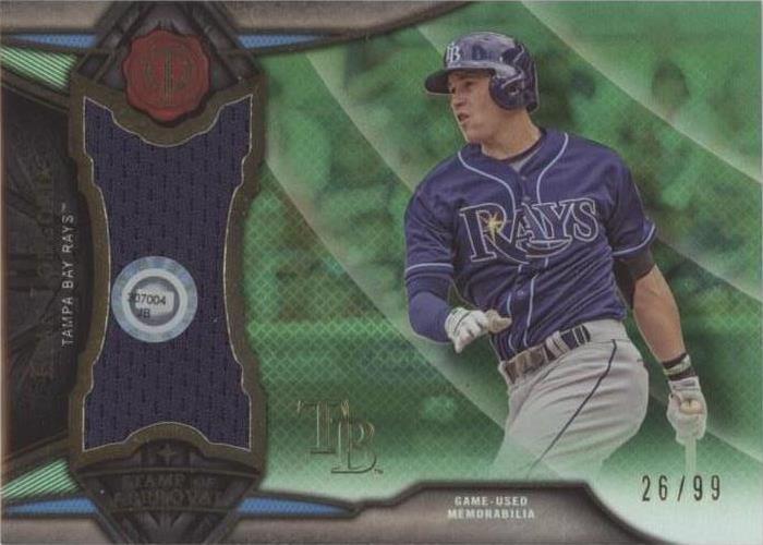 2016 Topps Tribute - Stamp of Approval Relics Green #SOA-EL Evan ...