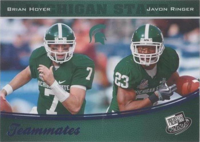 2009 Press Pass - Teammates Blue #100 Javon Ringer, Brian Hoyer (RC ...