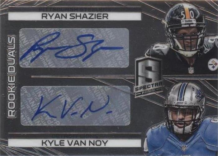 2014 Panini Spectra - Rookie Dual Autographs Ryan Shazier, Kyle Van Noy ...