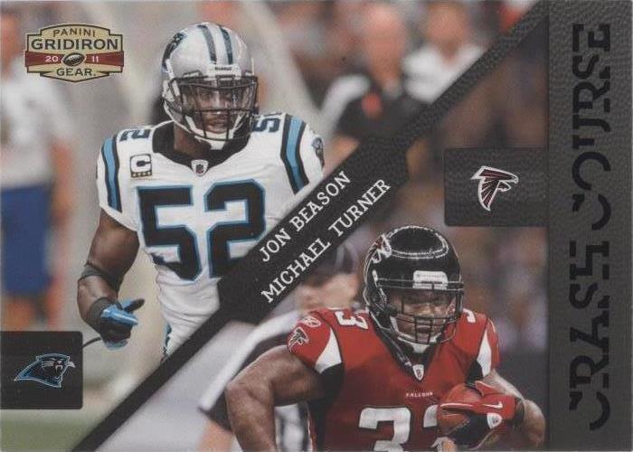 2011 Panini Gridiron Gear - Crash Course Michael Turner, Jon Beason #1 ...