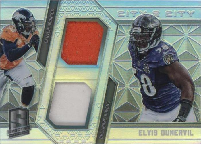 2016 Panini Spectra - City 2 City Elvis Dumervil #23 /99 (MEM) for sale ...