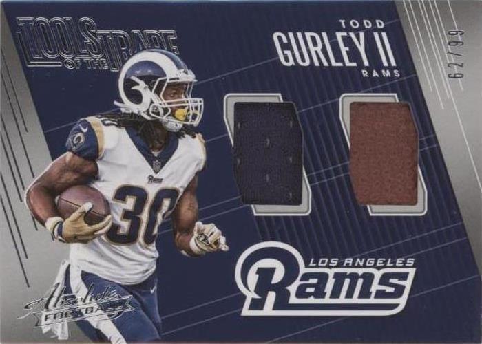2018 Panini Absolute - Tools of the Trade Double #STD-TG Todd Gurley II ...