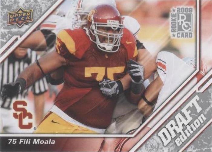 2009 Upper Deck Draft Edition - Fili Moala #49 (RC) for sale online | eBay