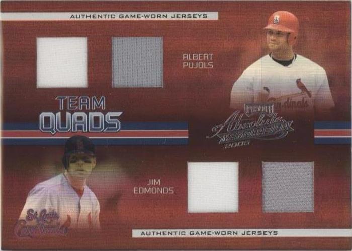 2005 Playoff Absolute Memorabilia - Team Quads Double Materials #TQ-1 ...