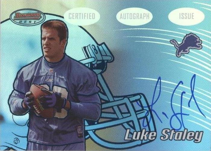 2002 Bowman's Best - Blue #152 Luke Staley /399 (AU, RC) for sale ...