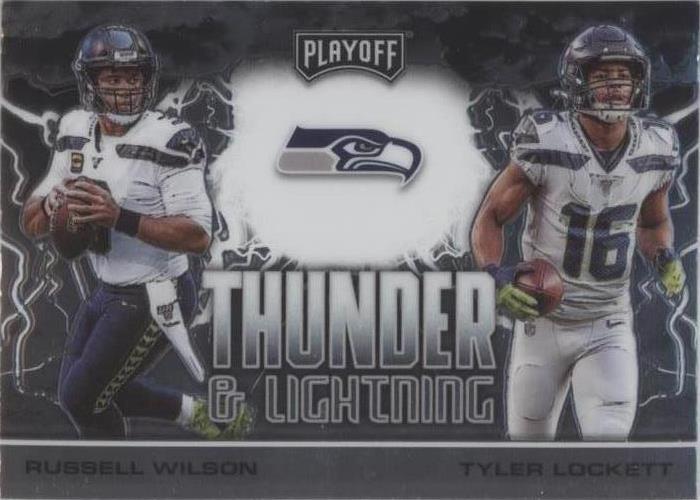 2020 Panini Playoff - Thunder and Lightning #TL-4 Russell Wilson, Tyler ...