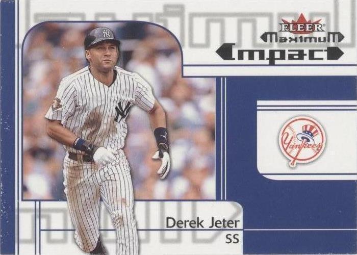 2002 Fleer Maximum - Maximum Impact Derek Jeter #256 for sale online | eBay