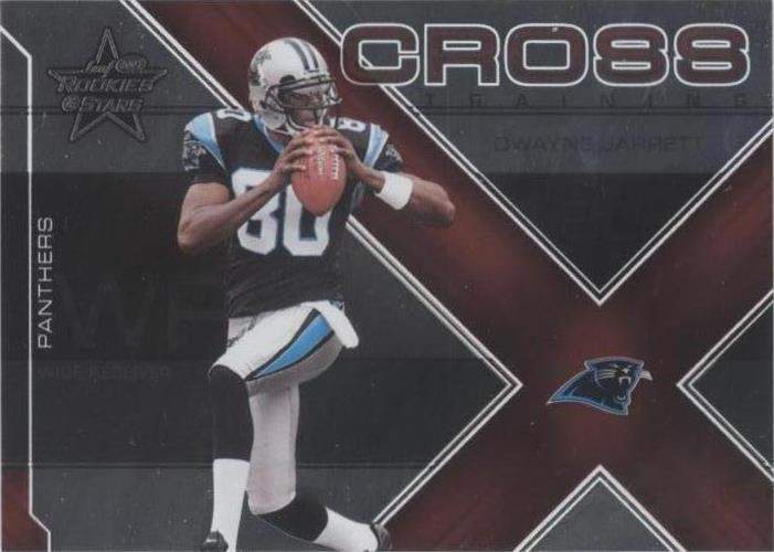 2007 Leaf Rookies & Stars - Cross Training Dwayne Jarrett #CT-3 Red ...