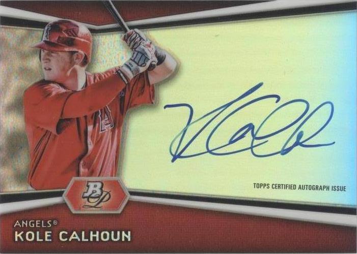 2012 Bowman Platinum - Autographed Prospects #AP-KC Kole Calhoun (AU ...