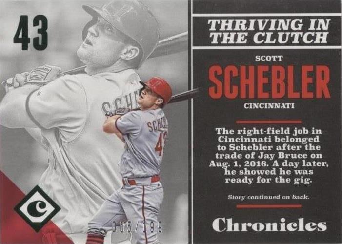 2017 Panini Chronicles - Green #27 Scott Schebler /199 for sale online ...