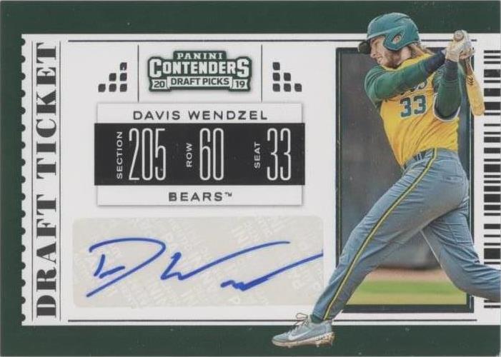 2019 Panini Contenders Draft Picks - Draft Ticket Autographs #37 Davis ...