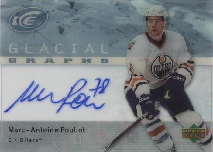 2007-08 Upper Deck Ice - Glacial Graphs #GG-MP Marc Pouliot (AU) for ...