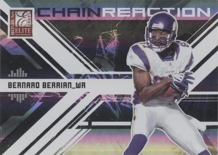 2009 Donruss Elite - Chain Reaction Bernard Berrian #12 Black /399 for ...