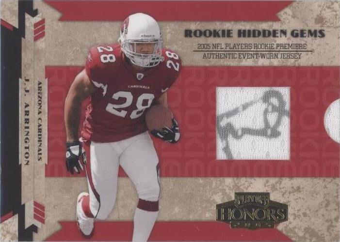 2005 Playoff Honors - Rookie Gems J.J. Arrington #RG-213 Hidden Gems ...