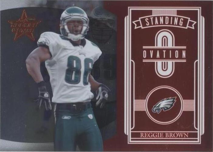 2006 Leaf Rookies & Stars - Standing Ovation Reggie Brown #SO-12 Red ...