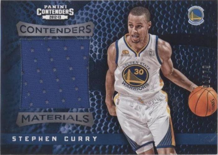 2012-13 Panini Contenders - Contenders Materials #9 Stephen Curry /79 ...
