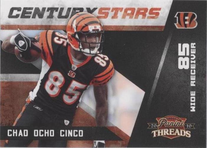 2010 Panini Threads - Century Stars Chad Ocho Cinco on Card #23 Chad ...