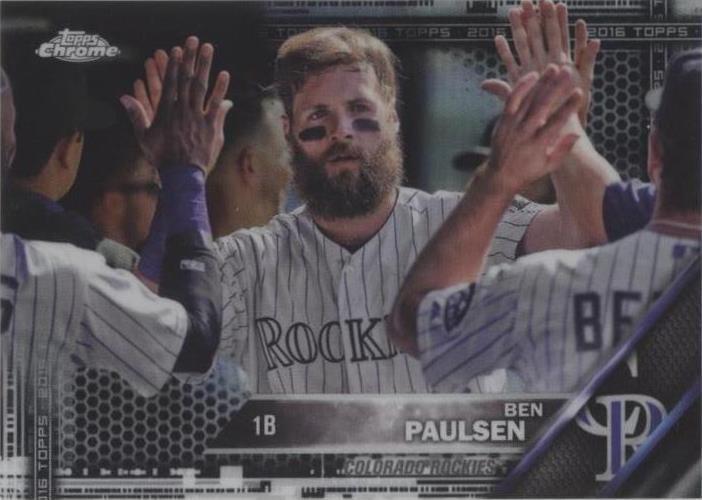 2016 Topps Chrome - Ben Paulsen #174 Black Refractor for sale online | eBay