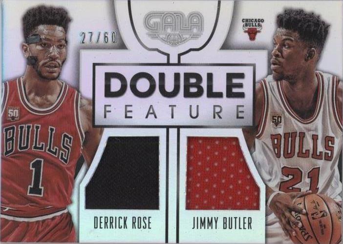 2015-16 Panini Gala - Double Feature Memorabilia #30 Jimmy Butler ...