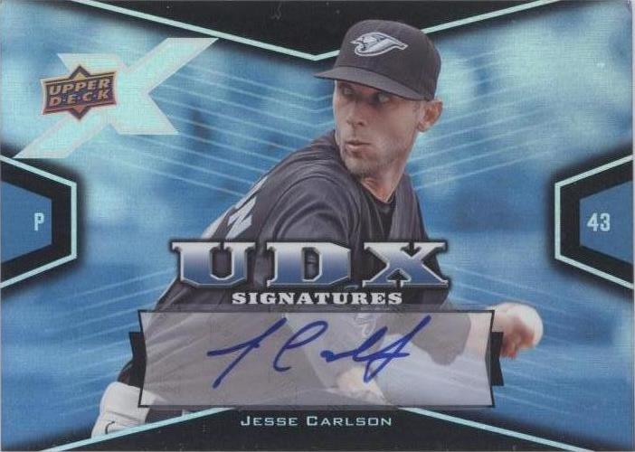 2008 Upper Deck X - UDX Signatures #CA Jesse Carlson (AU, RC) for sale ...