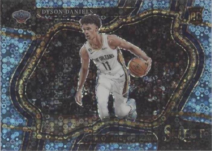 2022-23 Panini Select - Courtside Light Blue Disco Prizm #271 Dyson ...