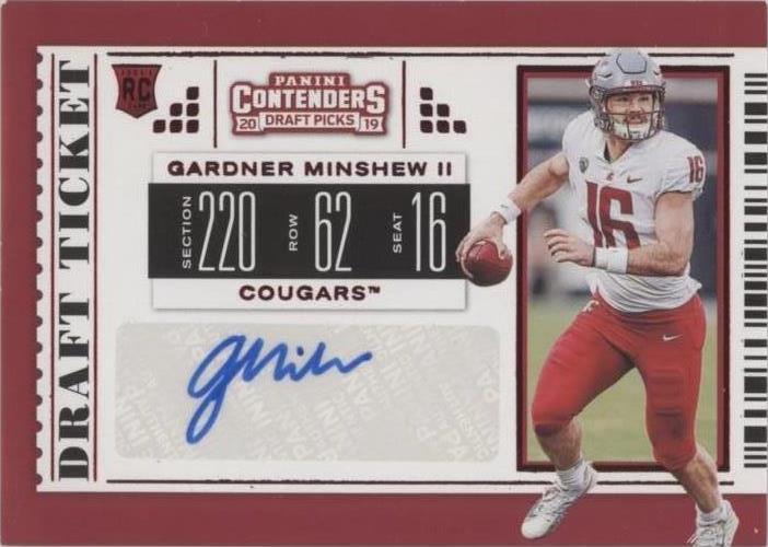 2019 Panini Contenders Draft Picks - College Ticket Draft Ticket Red ...