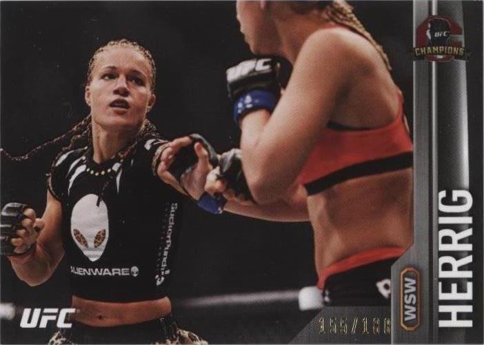 2015 Topps UFC Champions - Black #12 Felice Herrig /188 (RC) for sale ...