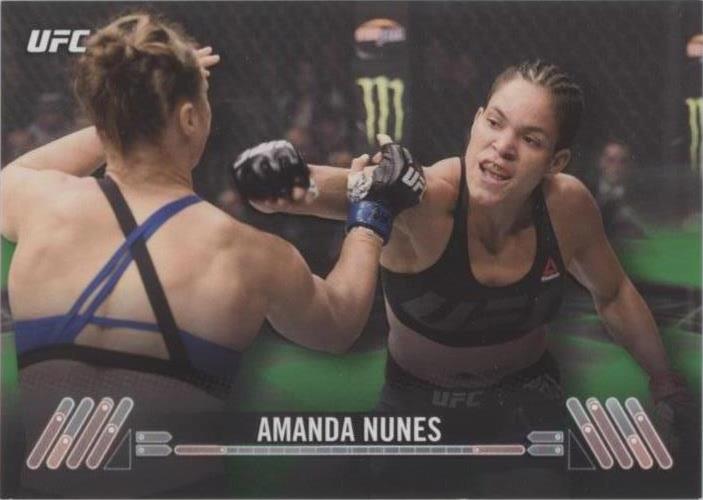 2017 Topps UFC Knockout - Green #40 Amanda Nunes /215 for sale online ...