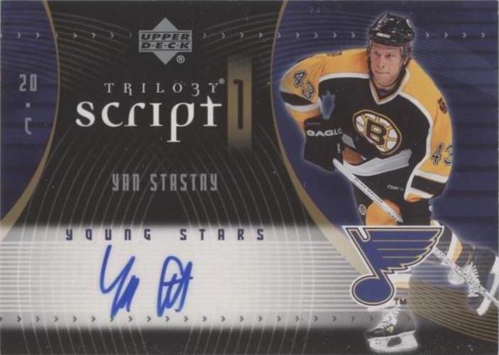 2007-08 Upper Deck Trilogy - Script 1 Yan Stastny #S1-YS (AU) for sale ...