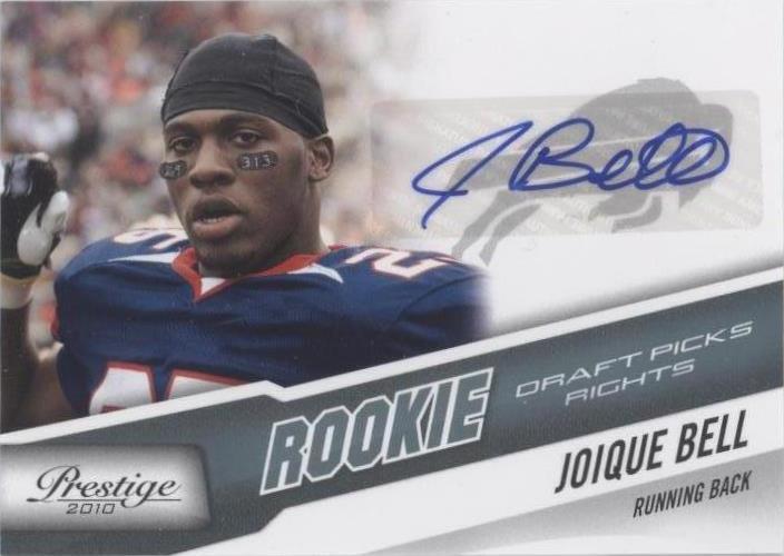 2010 Playoff Prestige - Joique Bell #261 Rookie Draft Picks Rights ...